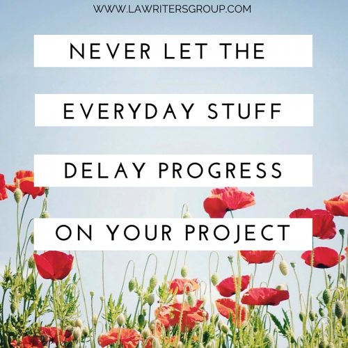 From the Writing Coach: Are you making progress on your story?